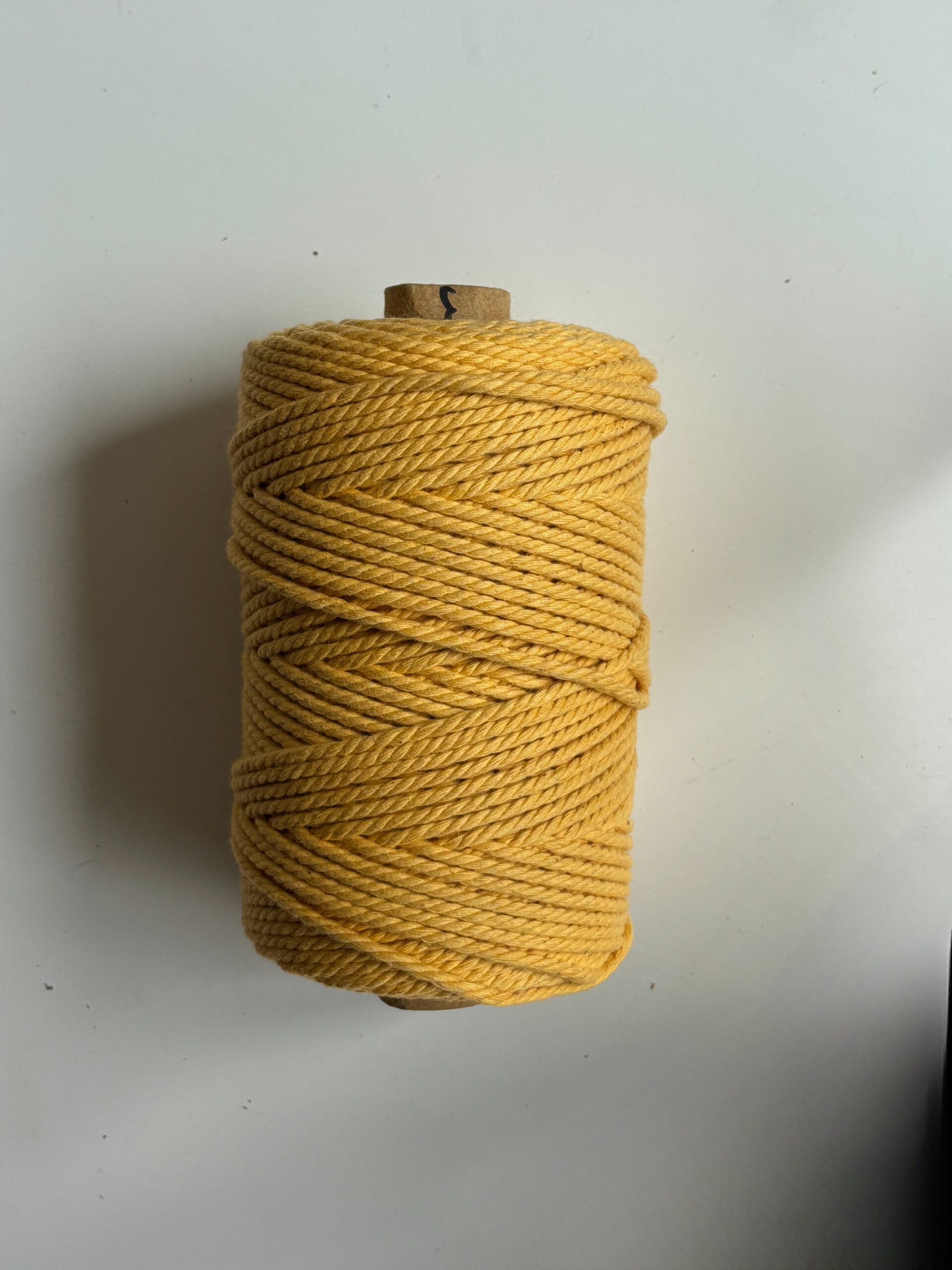 Pastel Yellow 4mm Twisted | Macrame Cord | Rutu - Macrame Cords