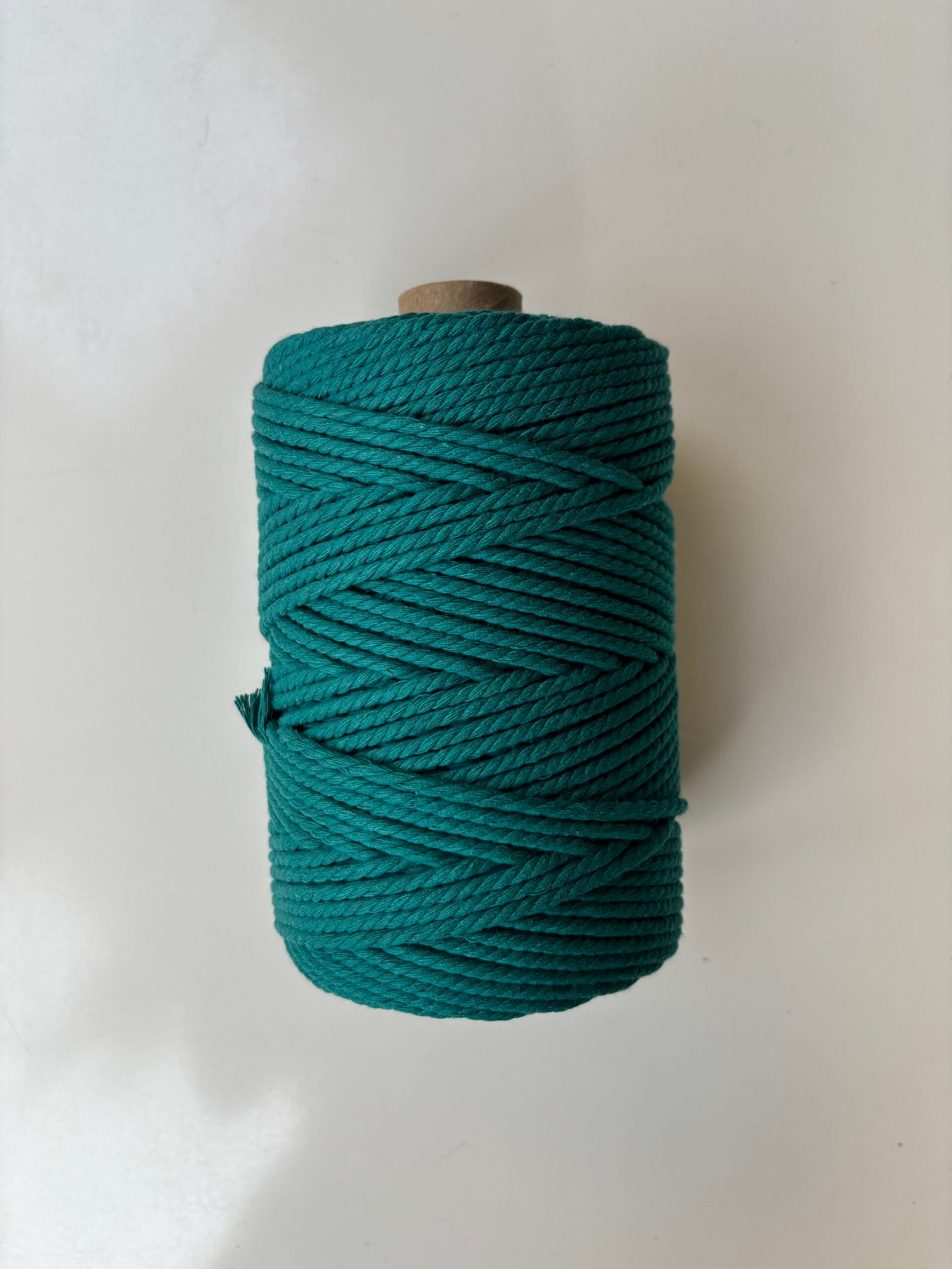 Dark cyan 3mm Twisted | Macrame Cord | Rutu - Macrame Cords